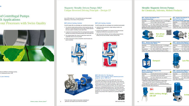 Centrifugal pumps by CP Pumpen for challenging fluids